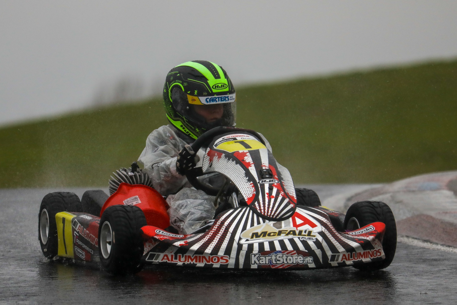 School-age karters prove their mettle as storm lashes titles venue ...