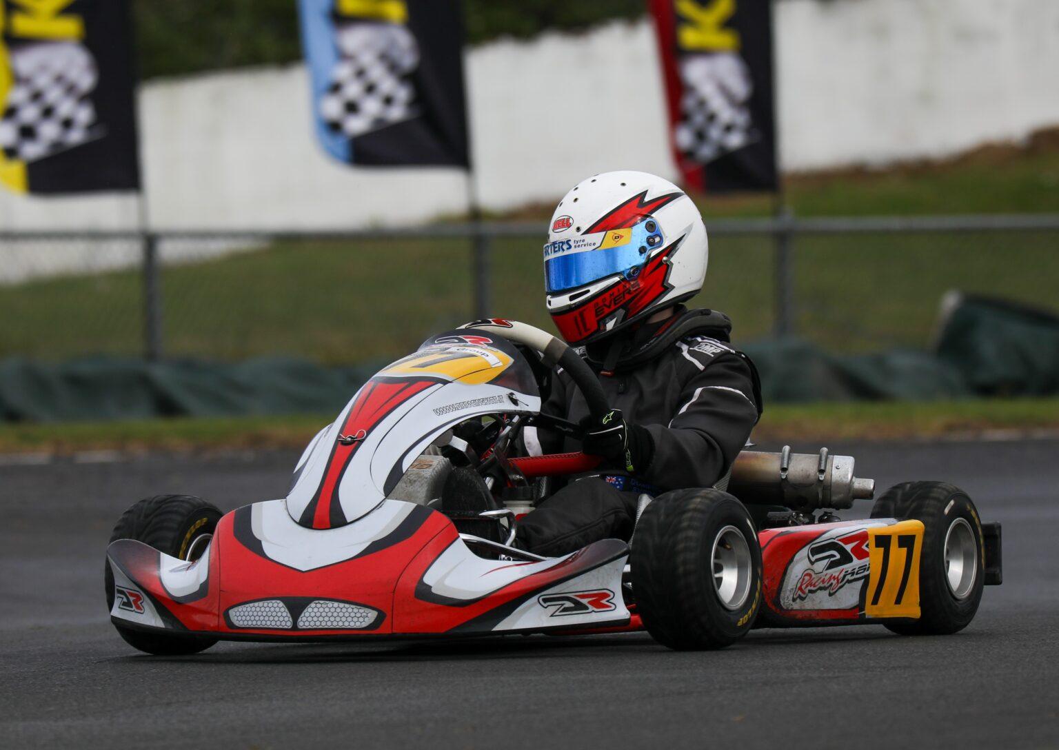 Conditions prove testing for young karters in National Schools ...