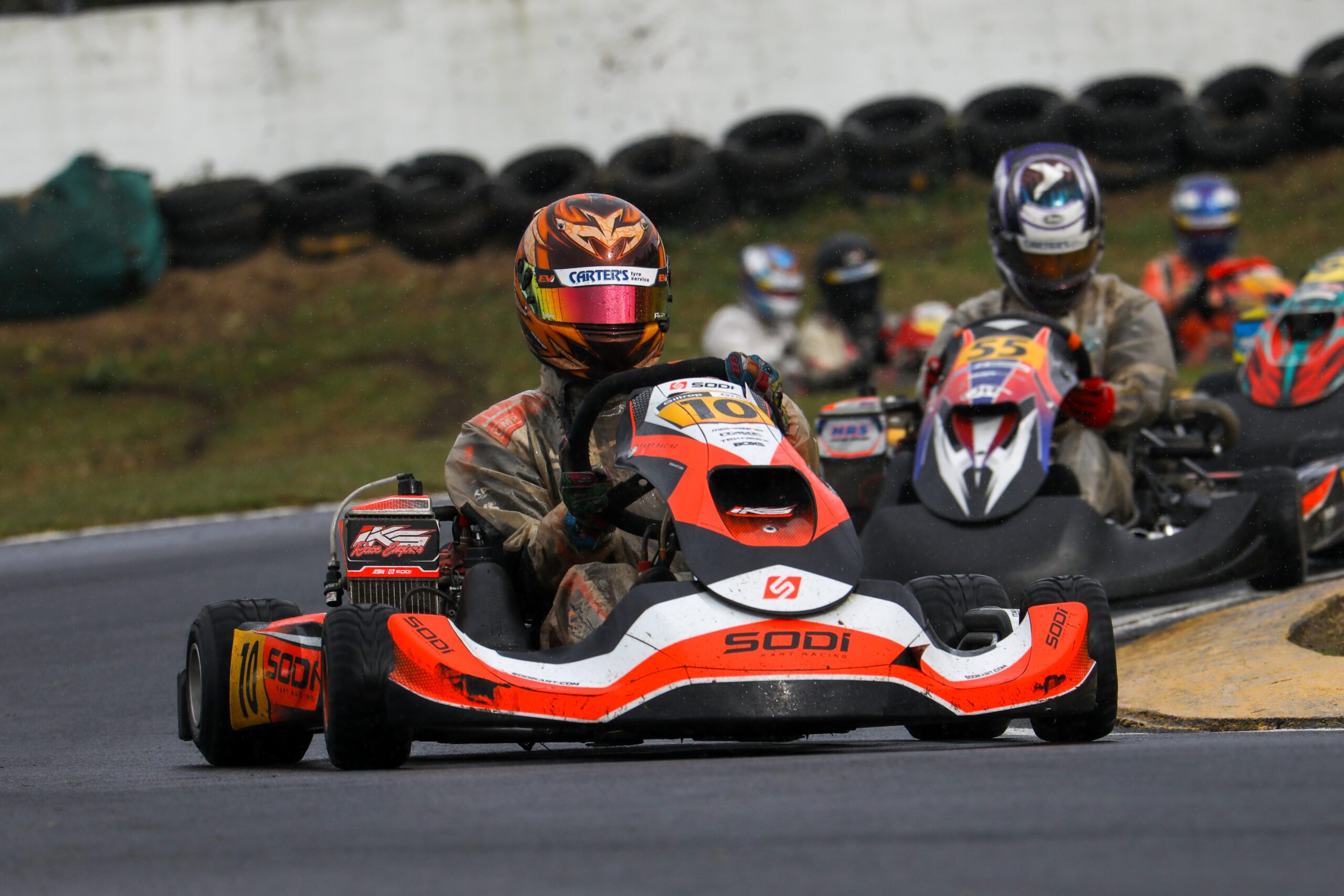 Conditions prove testing for young karters in National Schools ...
