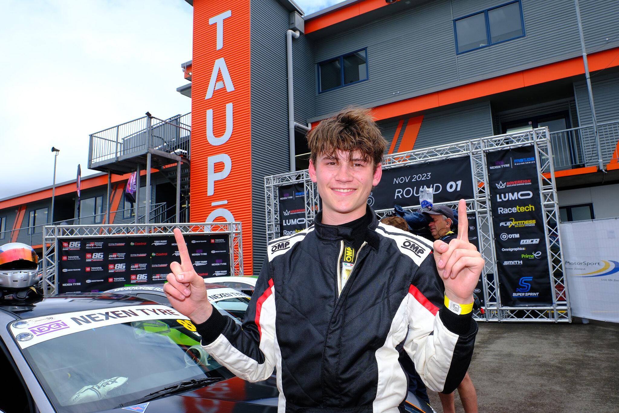 White Jnr wins Taupo round extending lead in Mazda Series | Talk Motorsport