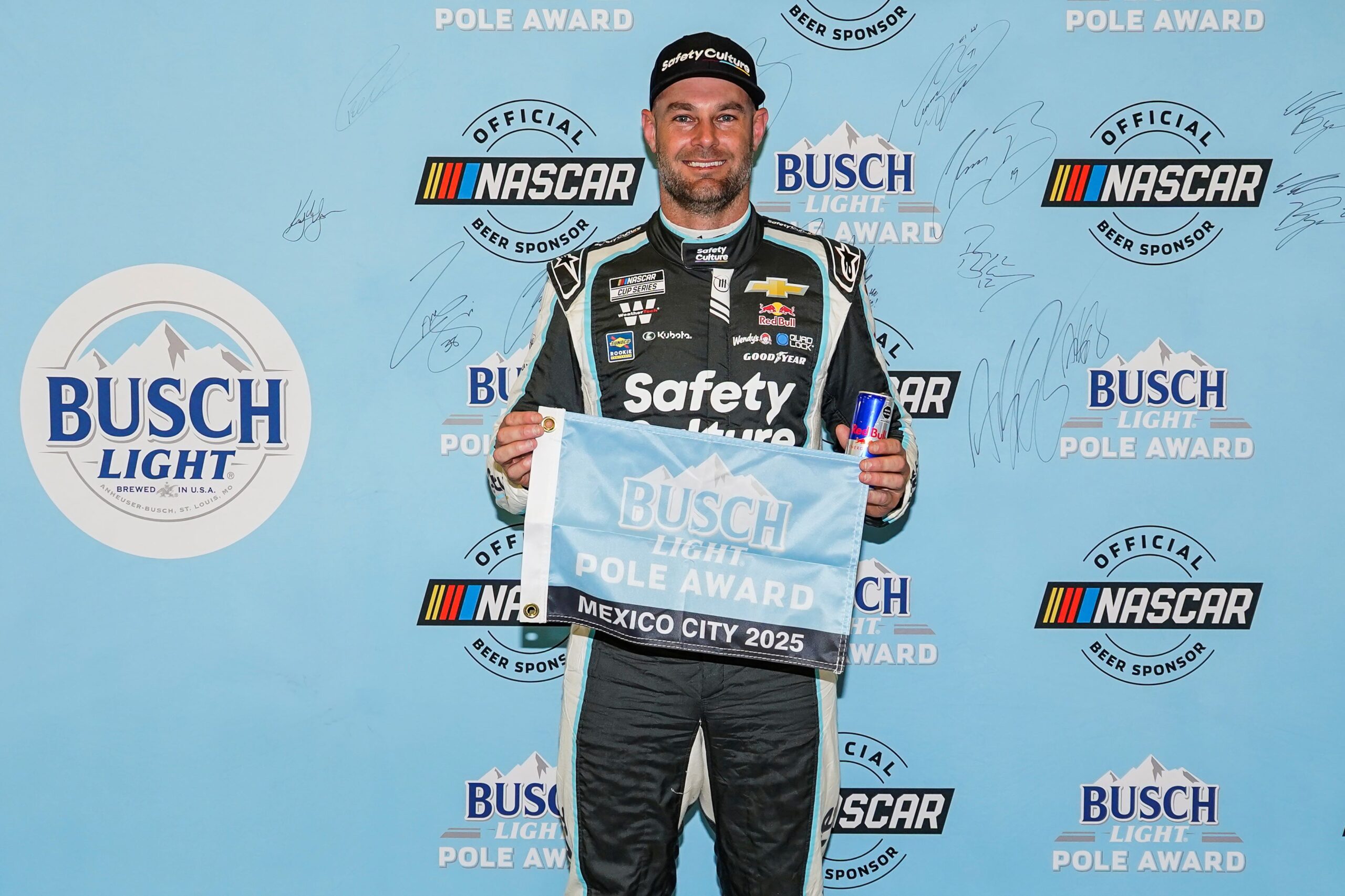 Van Gisbergen wins first Busch Light Pole Award in 2025 for Trackhouse ...