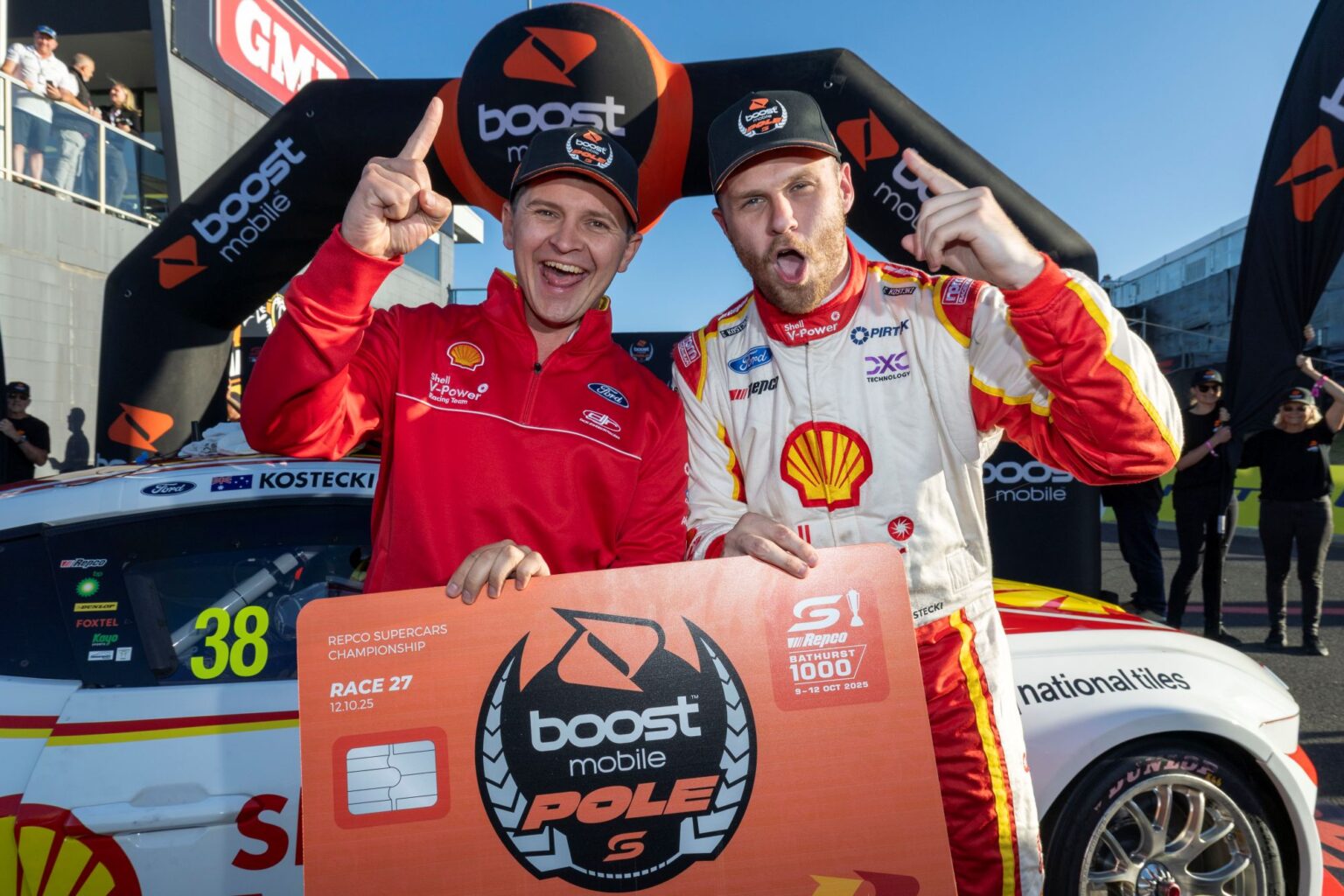 Kostecki joins Brock and Moffat, claiming third consecutive pole for ...